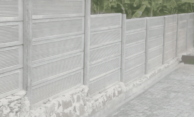 Pagar Panel Beton Motif | Bintang Beton